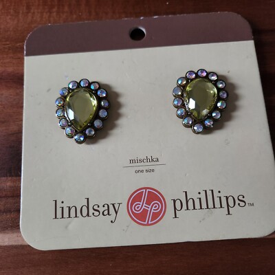 Lindsay Phillips Beaded Iridescent Glass Shoe Snaps One Size | eBay