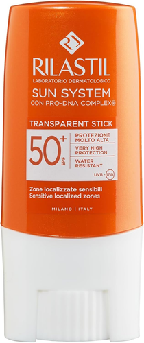 Sun System Stick Solare Transparente SPF 50+ per Pelli Sensibili E Zone Delicate 744110805840 | eBay