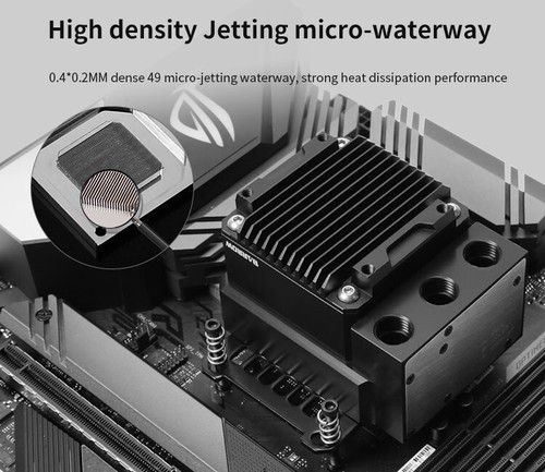 Barrow Water Cooling CPU Water Block Reservoir DDC Pump INTEL 1700 115X ...