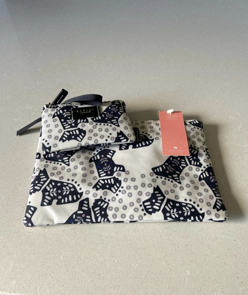 Radley Cosmetic Pouch And Coin Purse Set Brand New | eBay UK