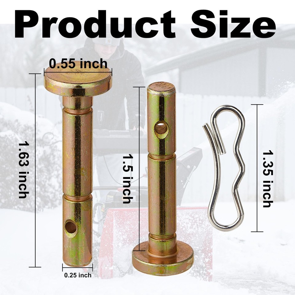 Shear Pins and Cotter Pins Fit for MTD Snowblower - Shear Pins 30pcs ...