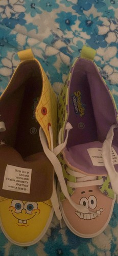 Nickelodeon Spongebob & Patrick Kids High Tops Shoes Fun Cartoon Youth ...