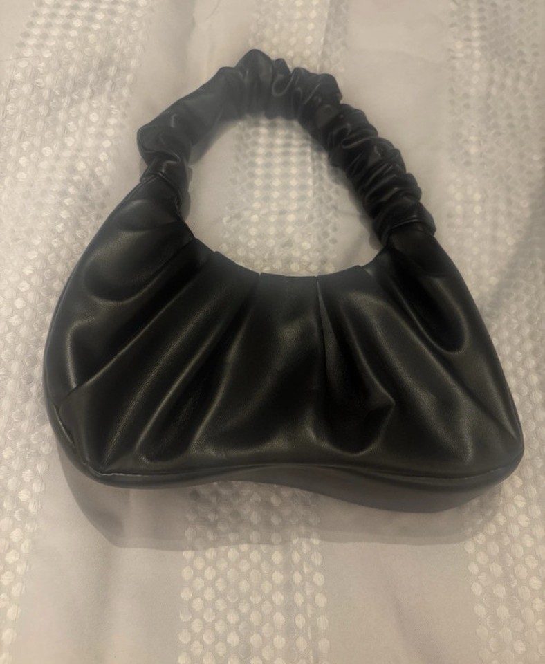 Pretty Little Thing Lovely Black Medium Shoulder Bag with Tags | eBay UK