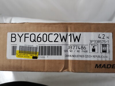 Daikin Air Conditioning Ceiling Cassette White Decor Panel (BYFQ60C2W1W ...