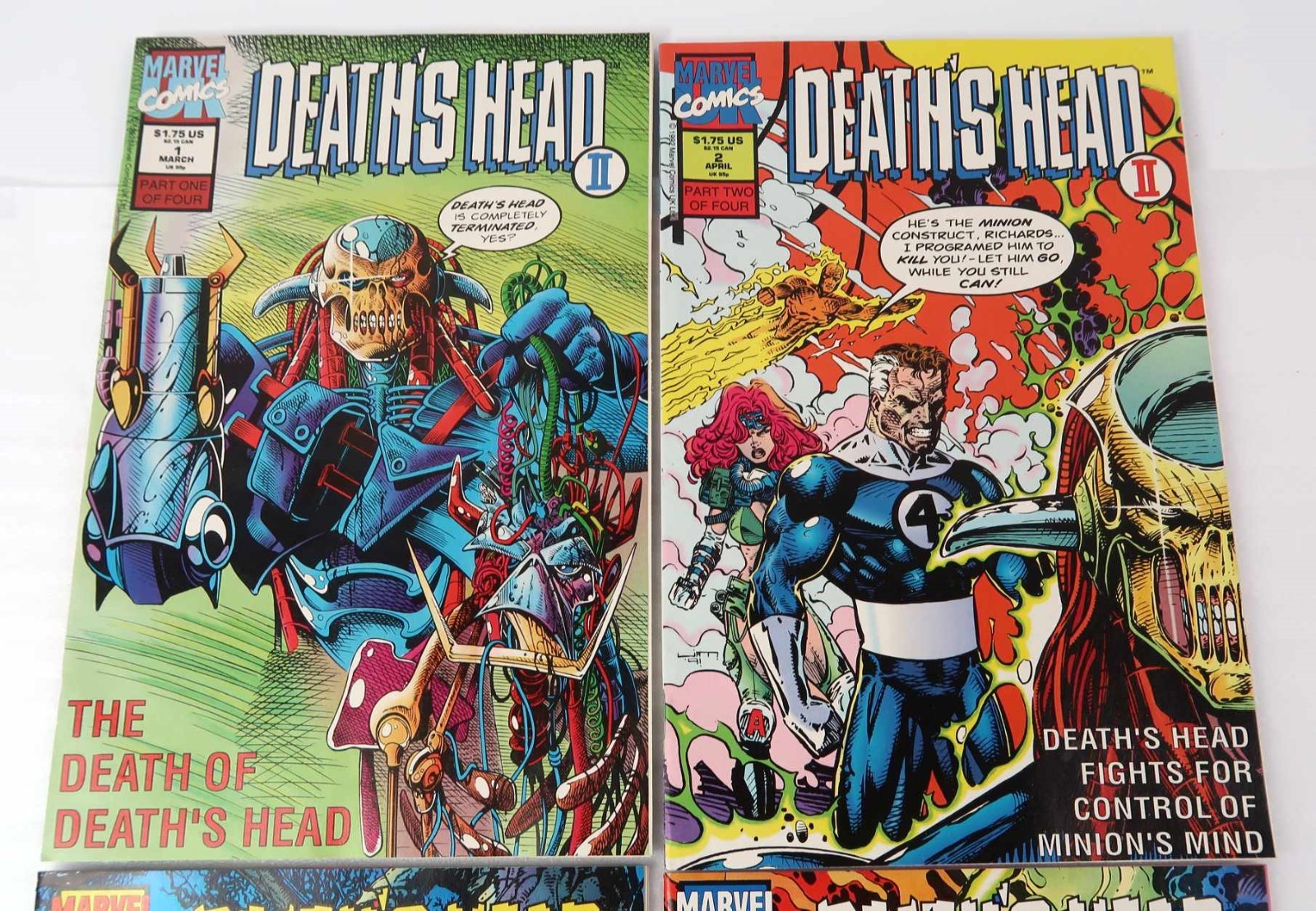 Death's Head 2 II 1-4 Marvel 1993 High Grade SET of Four | eBay