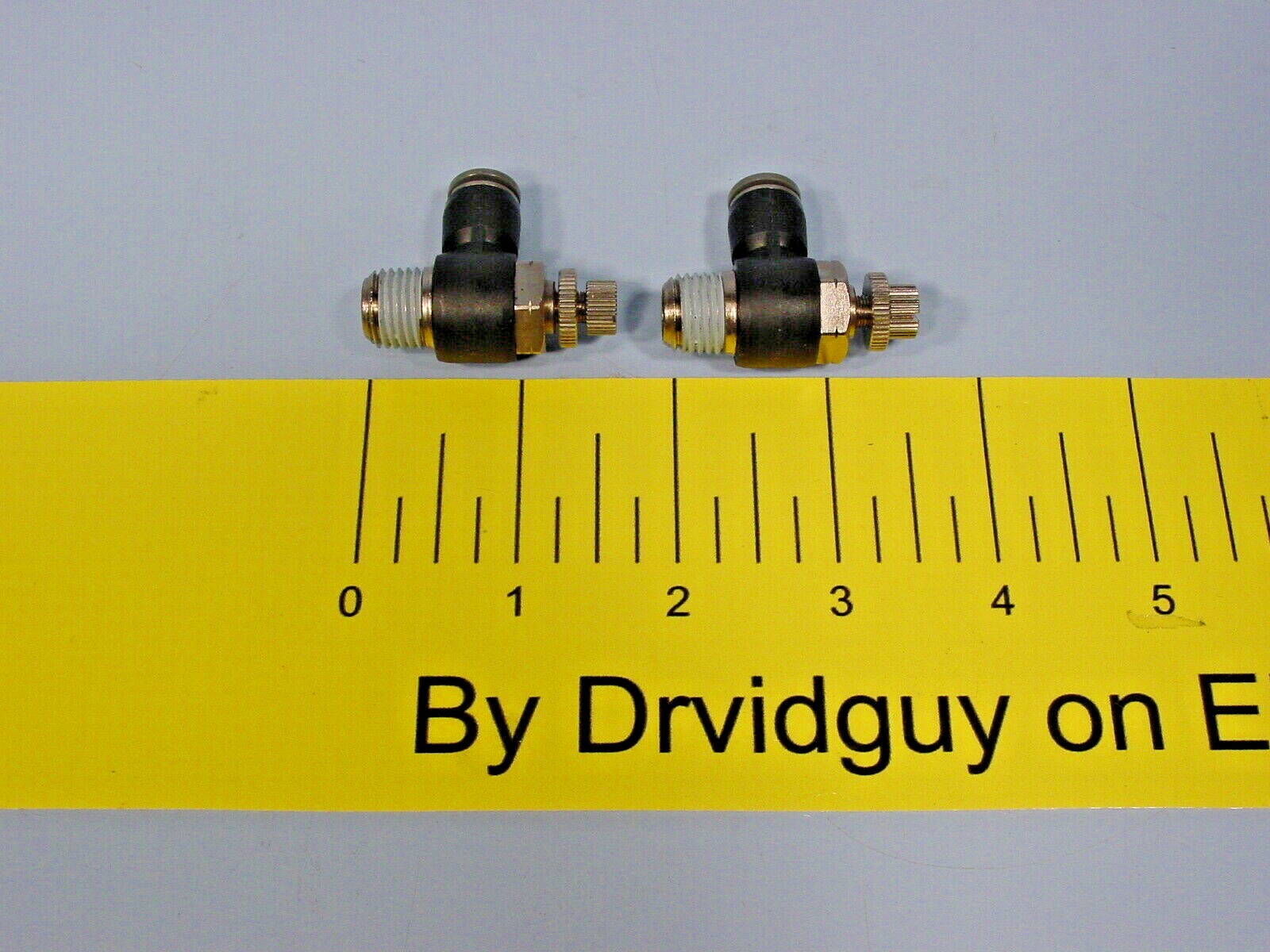 (10ea) Norgren C2va00318 Banjo Flow Control 1/4 NPT 1/4" Tube OD for ...