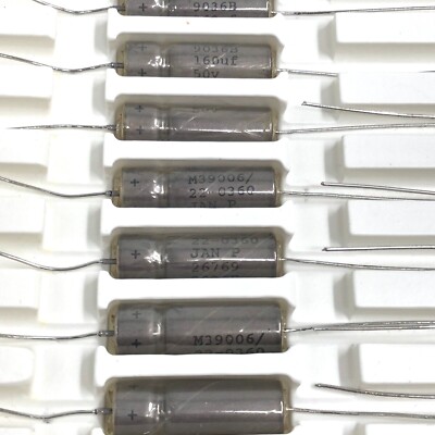 5 PC - Vishay Sprague M39006/22-0360 CAPACITOR TANT 160UF 10% 50V AXIAL ...