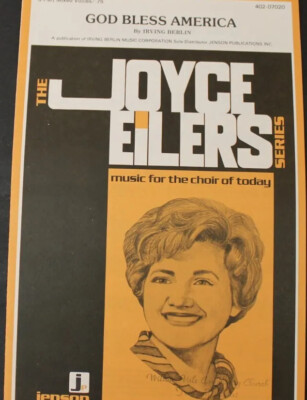 1979 God Bless America - The Joyce Eilers Series Choir Sheet Music | eBay
