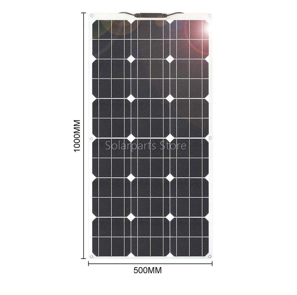 600 watts Solar panel kit flexible home Battery Charger energy ...
