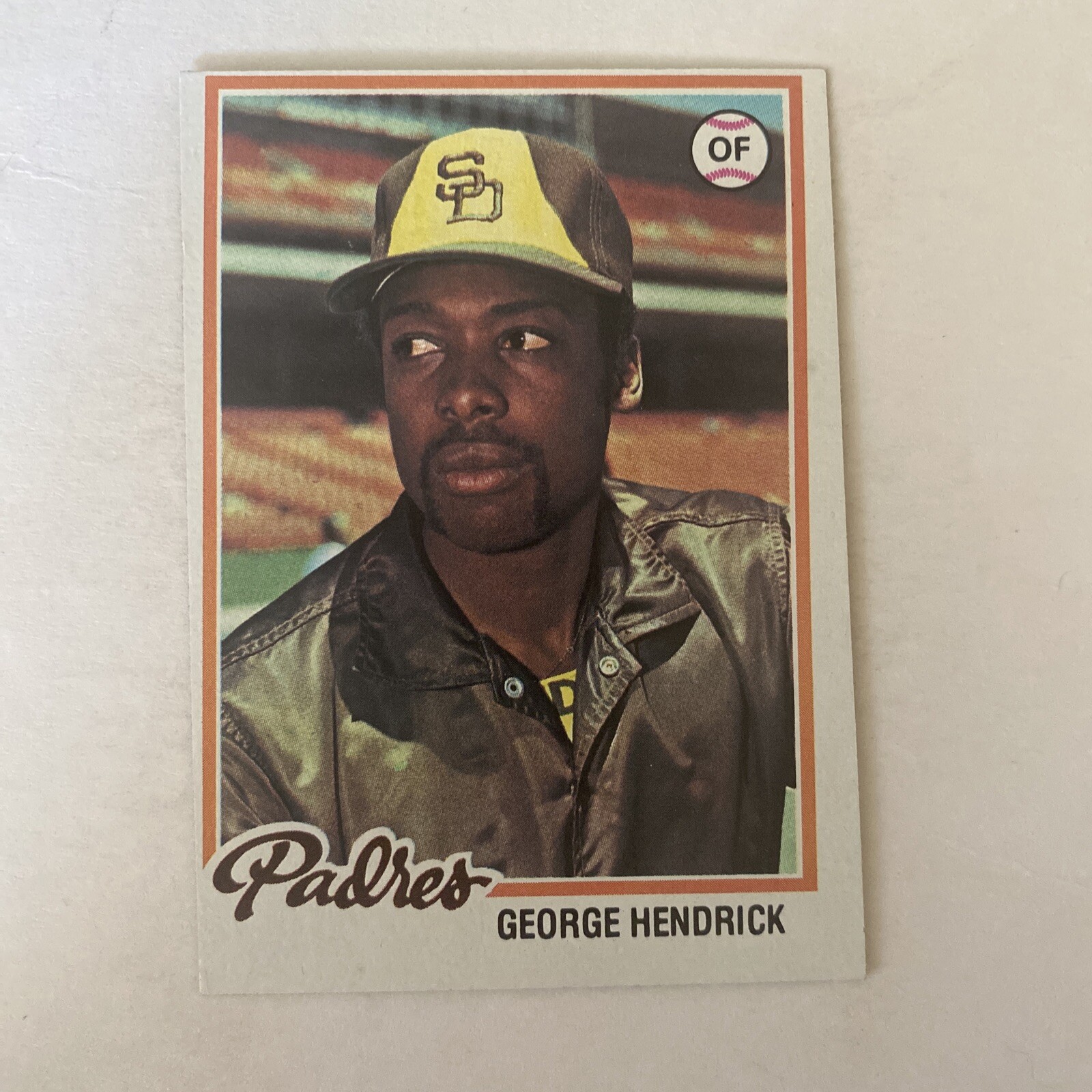 1978 Topps Baseball George Hendrick San Diego Padres Card #30 | eBay