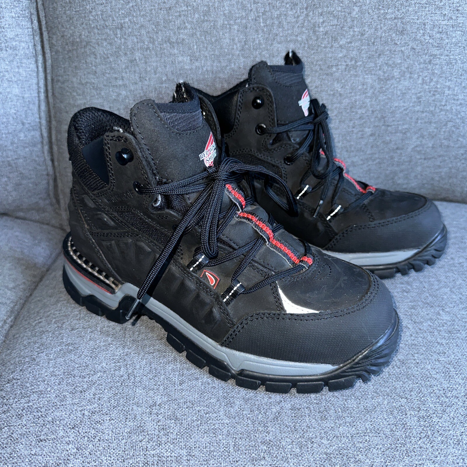 #6671 Red Wing Aluminum Toed Boots, Size 7 D | eBay