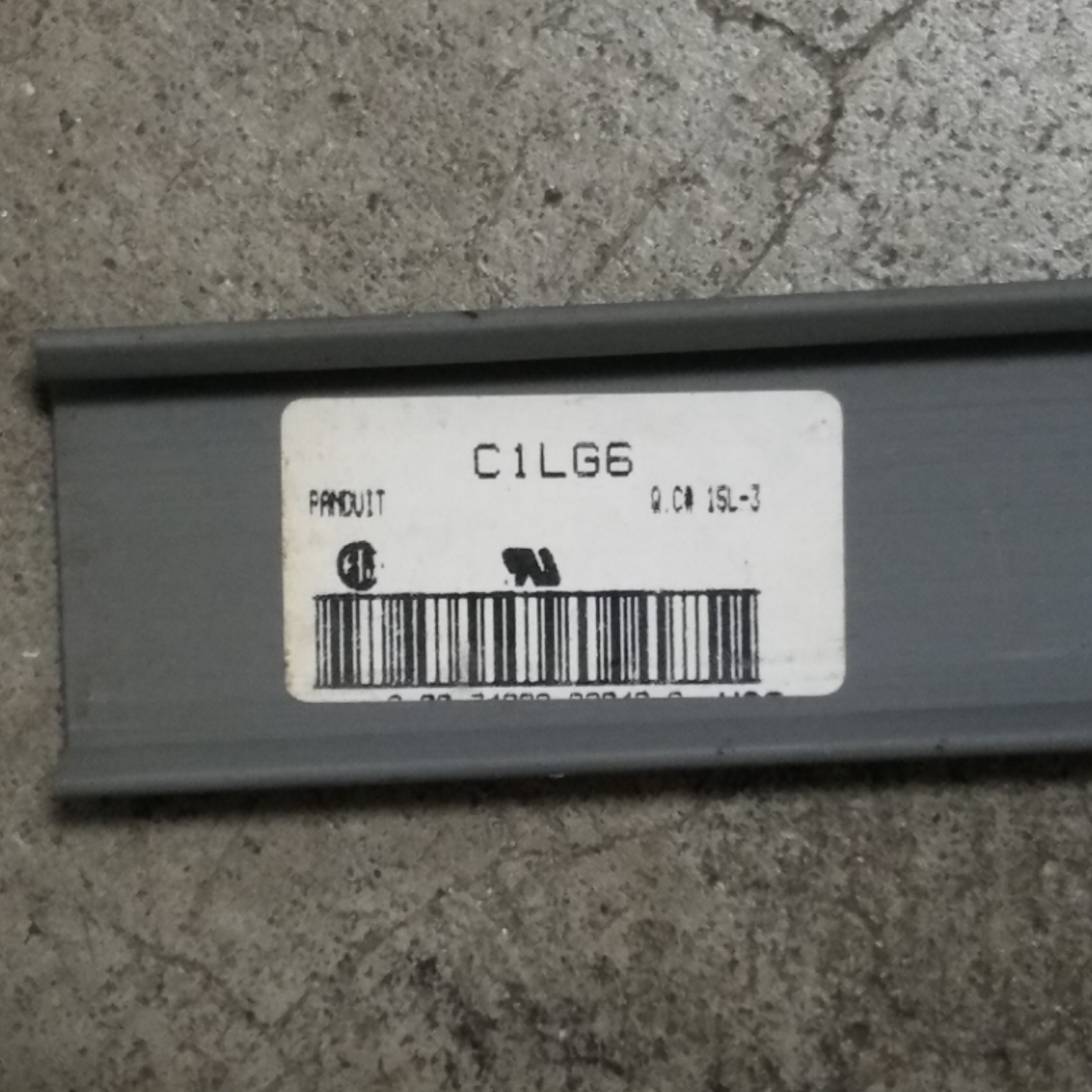 Panduit C1LG6, Wire Duct Cover. Light Gray - NEW | eBay