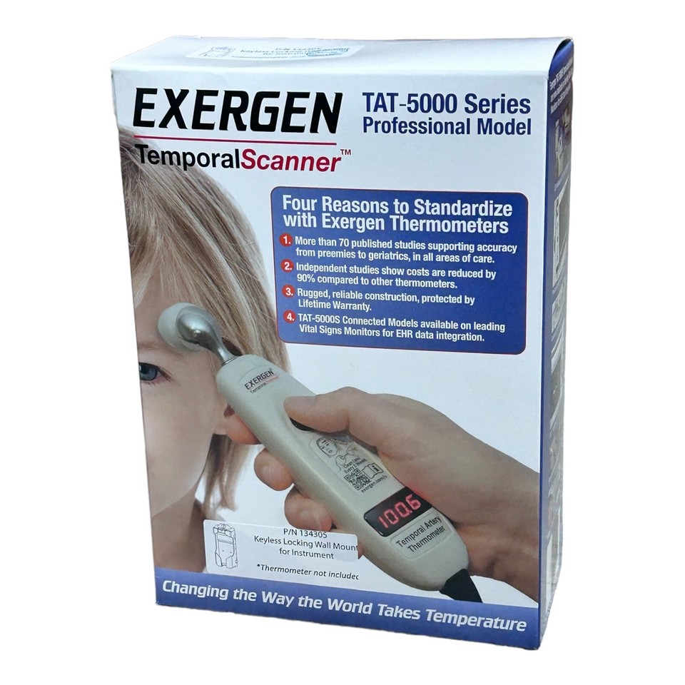 Exergen Keyless Locking Wall Mount 134305 for TAT-500 Temporal Scanner ...