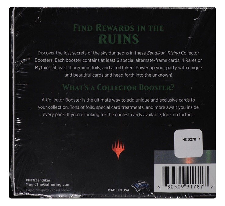 Zendikar Rising Collector Booster Box Magic the Gathering Brand New ...