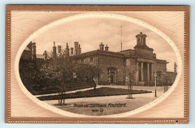 POSTCARD KNUTSFORD PRISON AND COURTHOUSE 192 EMBOSSED NORTHWICH ADDRESS ...
