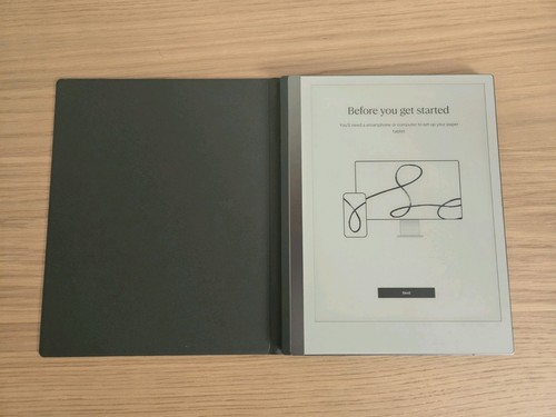 Remarkable 2 Tablet RM110 with Black Genuine Leather Cover & Keyboard ...