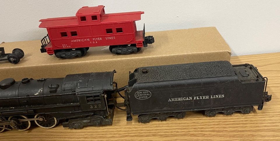 American Flyer S Gauge #322 New York Central 4-6-4 Locomotive Tender ...