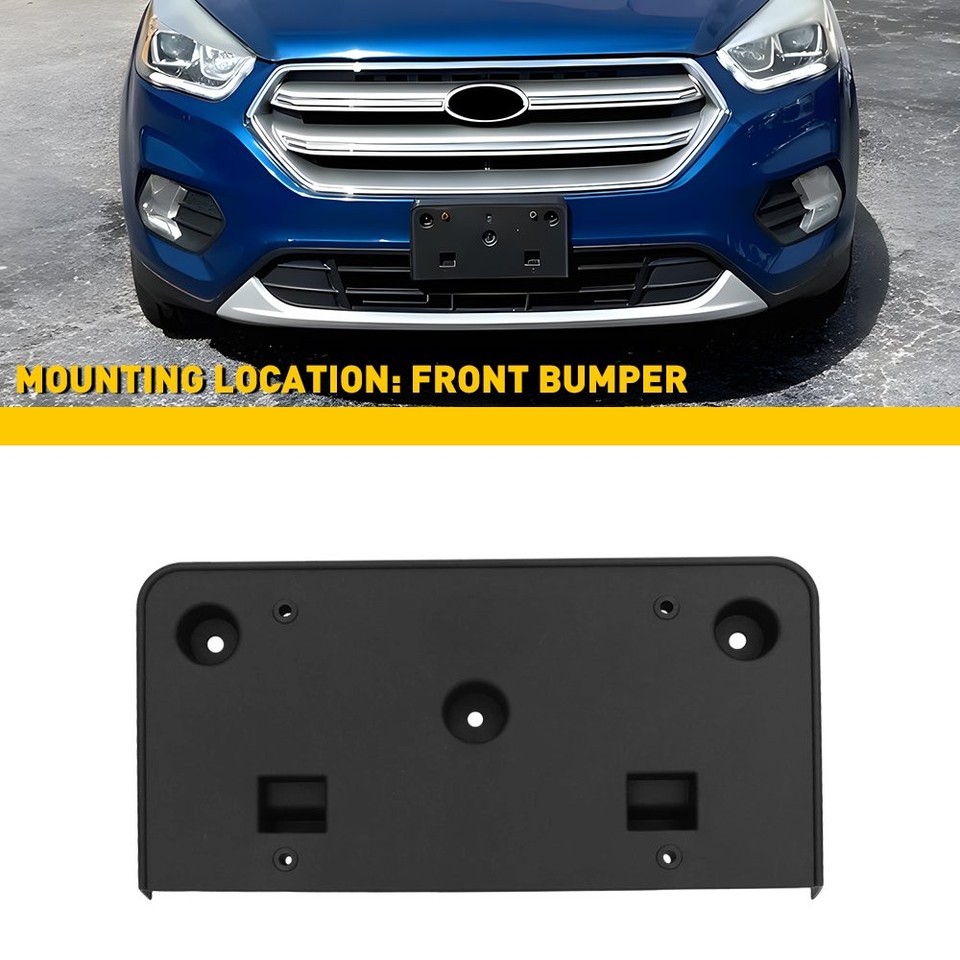 For Ford Escape S SE Titanium 2017-2019 Front License Plate Tag Frame ...