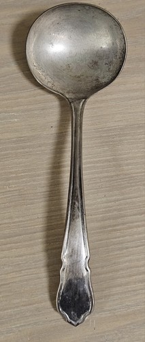 VINTAGE EPNS Sheffield ENG England LAEGE SOUP GRAVY SPOON R&D | eBay