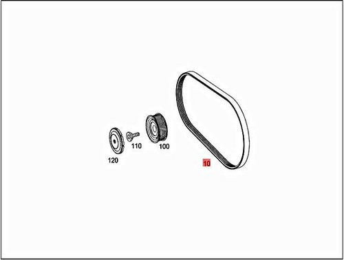 Genuine MERCEDES BBDC V251 S204 S212 W164 Poly-v-belt 0039937396 | eBay