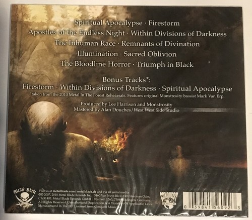 Monstrosity – Spiritual Apocalypse CD 2018 Metal Blade - 3984-15609-2 ...
