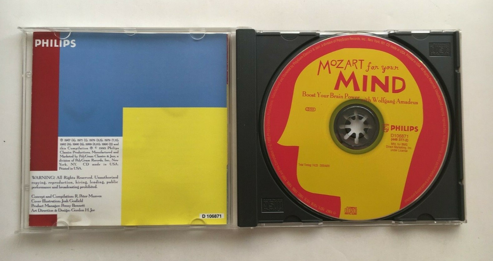 CD - MOZART FOR YOUR MIND - Boost Your Brain Power - Clean Used ...