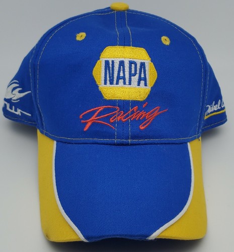 Nascar Napa Racing Team Hat Michael Waltrip Toyota Cap Blue Yellow #55 ...