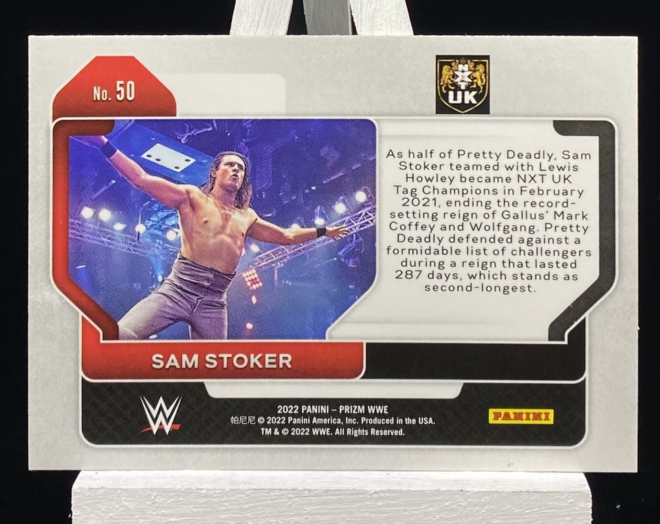 2022 Panini Prizm WWE Sam Stoker Base RC #50 E061 | eBay