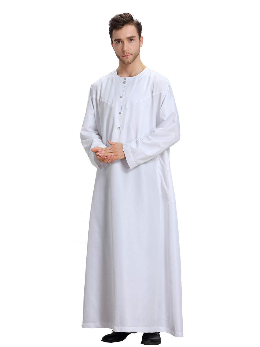 Thobe Dishdasha Men Thawb Jubba Thoub Muslim Islam Abaya Daffah Kaftan ...