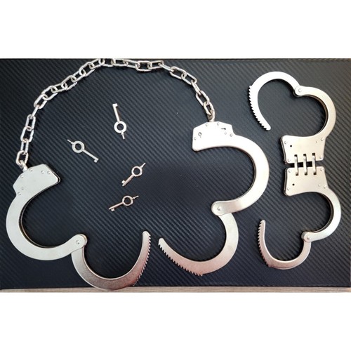 Professional Handcuff & Footcuff Set High Quality Security Double ...