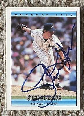 Steve Howe signed 1992 Donruss - Yankees | eBay