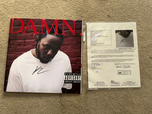 Kendrick Lamar Signed DAMN. Album cover JSA LOA Mr. Morale KDOT RARE | eBay