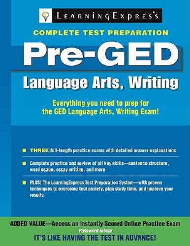 Pre-GED: Language Arts, Writing - Paperback - GOOD 9781576857519| eBay