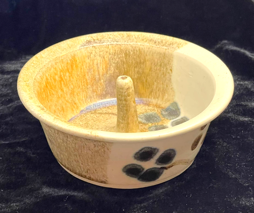 Hand Made Ceramic Studio Art Pottery Stoneware Apple Baker Signed ...