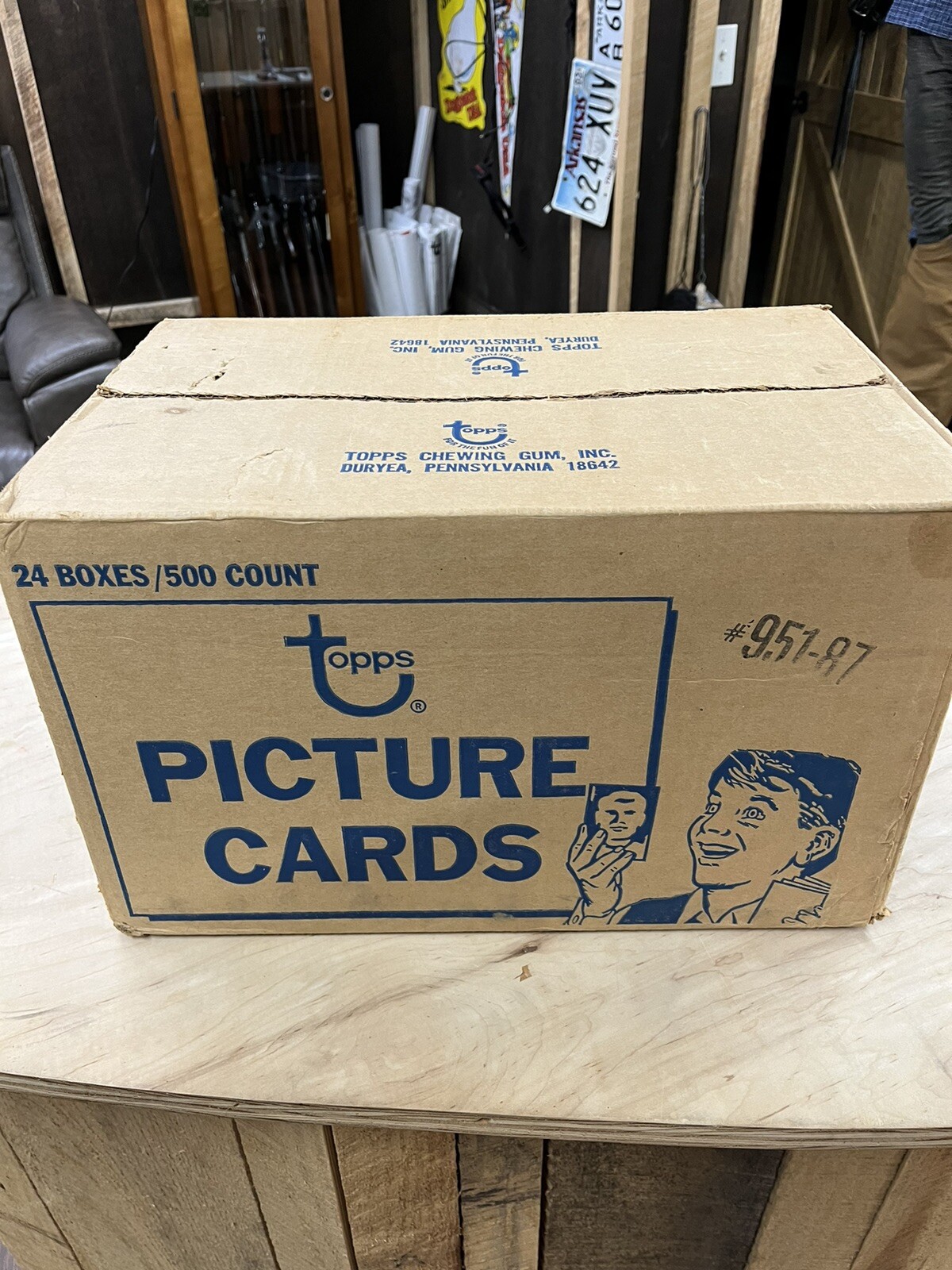 1987 Topps Baseball Vending Box From Sealed Case Bonds,Larkin,McGwire ...