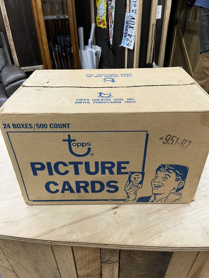 1987 Topps Baseball Vending Box From Sealed Case Bonds,Larkin,McGwire ...