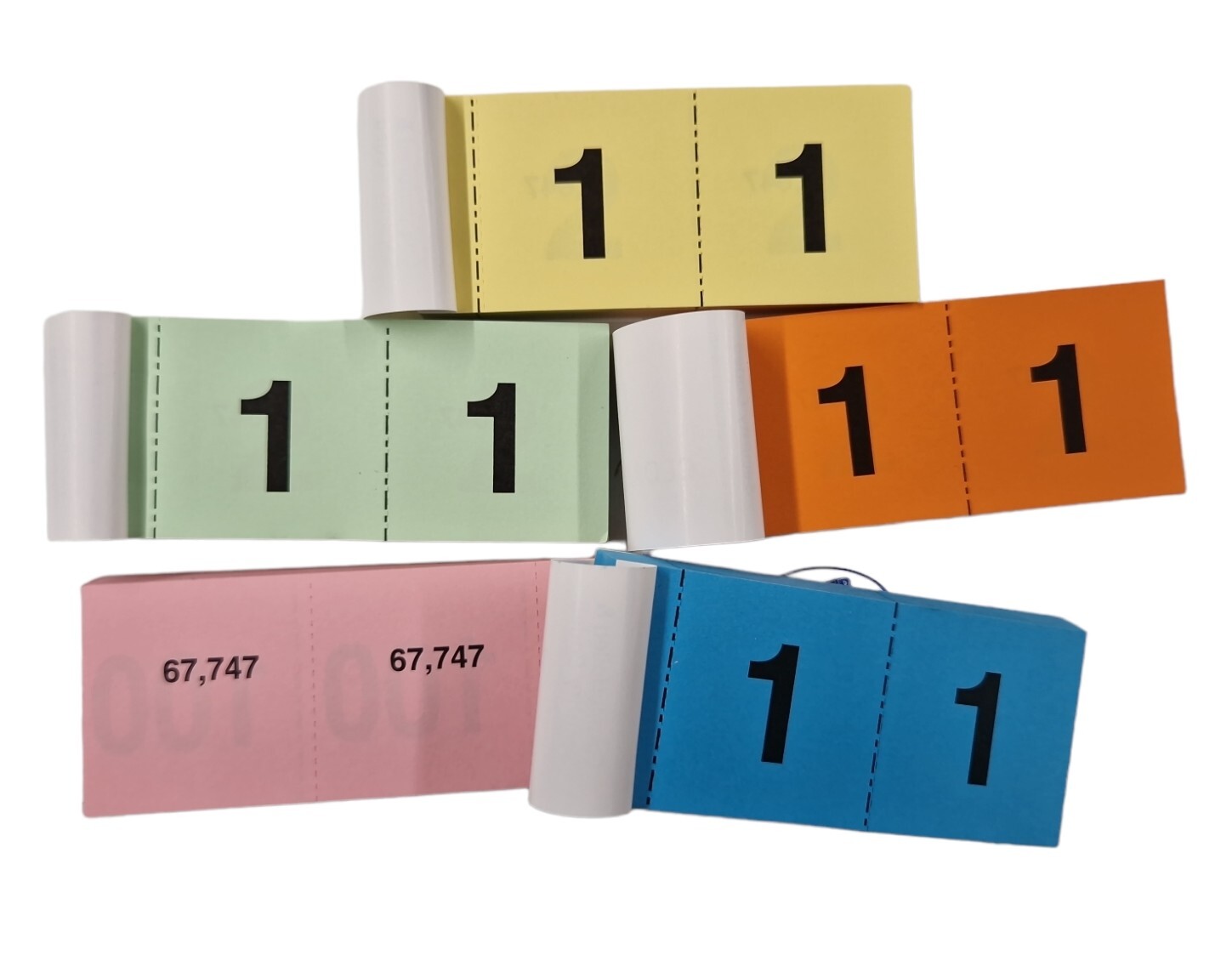 Raffle, Cloakroom Tickets Number 1-200 Book Tombola Draw,Spinner Brand ...