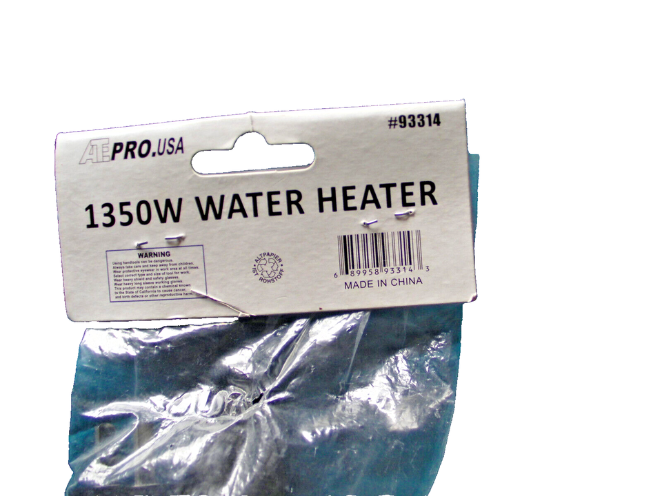 110v/1350w Water Heater Portable Electric Immersion Element Boiler ...