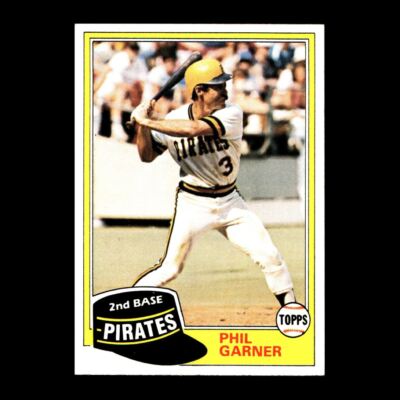 Phil Garner 1981 Topps Pittsburgh Pirates #573 Nice! 1 | eBay