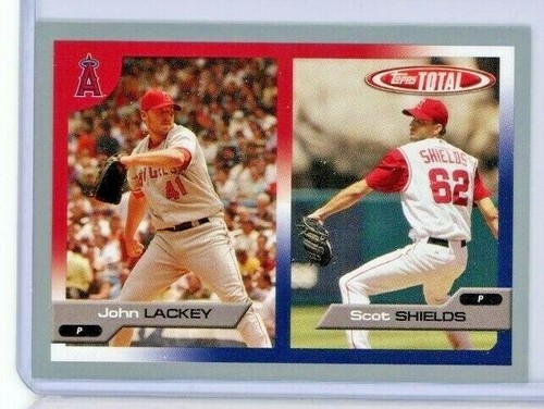 2005 Topps Total Silver Parallel #653 John Lackey / Scot Shields ...