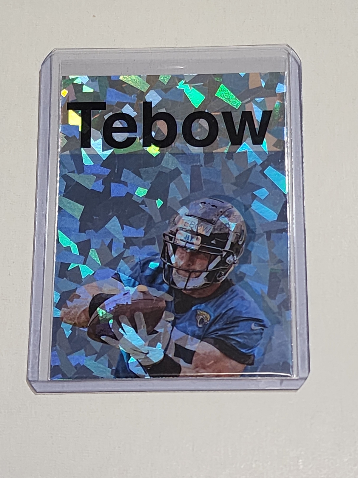 Tim Tebow Artist Signed Jacksonville Jaguars Refractor Art Card 1/1 | eBay