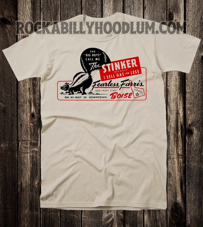 Retro Hot Rod Tee T Shirt Drag Race Speed Shop Fearless Farris Lil ...