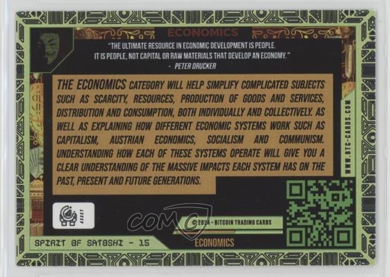 2024 Bitcoin Trading Cards Satoshi Collaborative Collection Foil ...