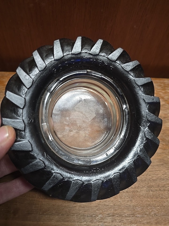 Goodyear Super Sure Grip Tractor Tire Vintage Advertising Ashtray, USA ...