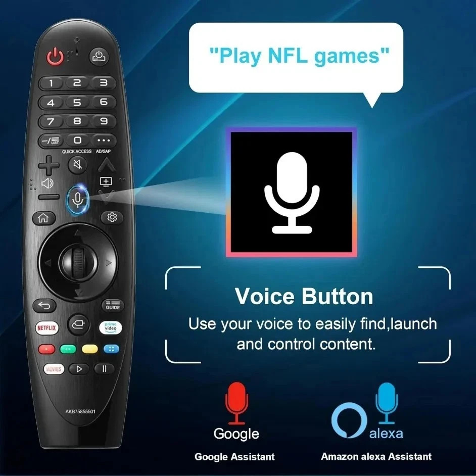 LG Magic TV Remote with Pointer & Voice Function for LG Smart TV OLED ...