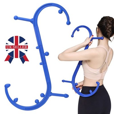 Body Back Buddy Trigger Point Deep Therapy Self Massage Tool S Shape UK ...