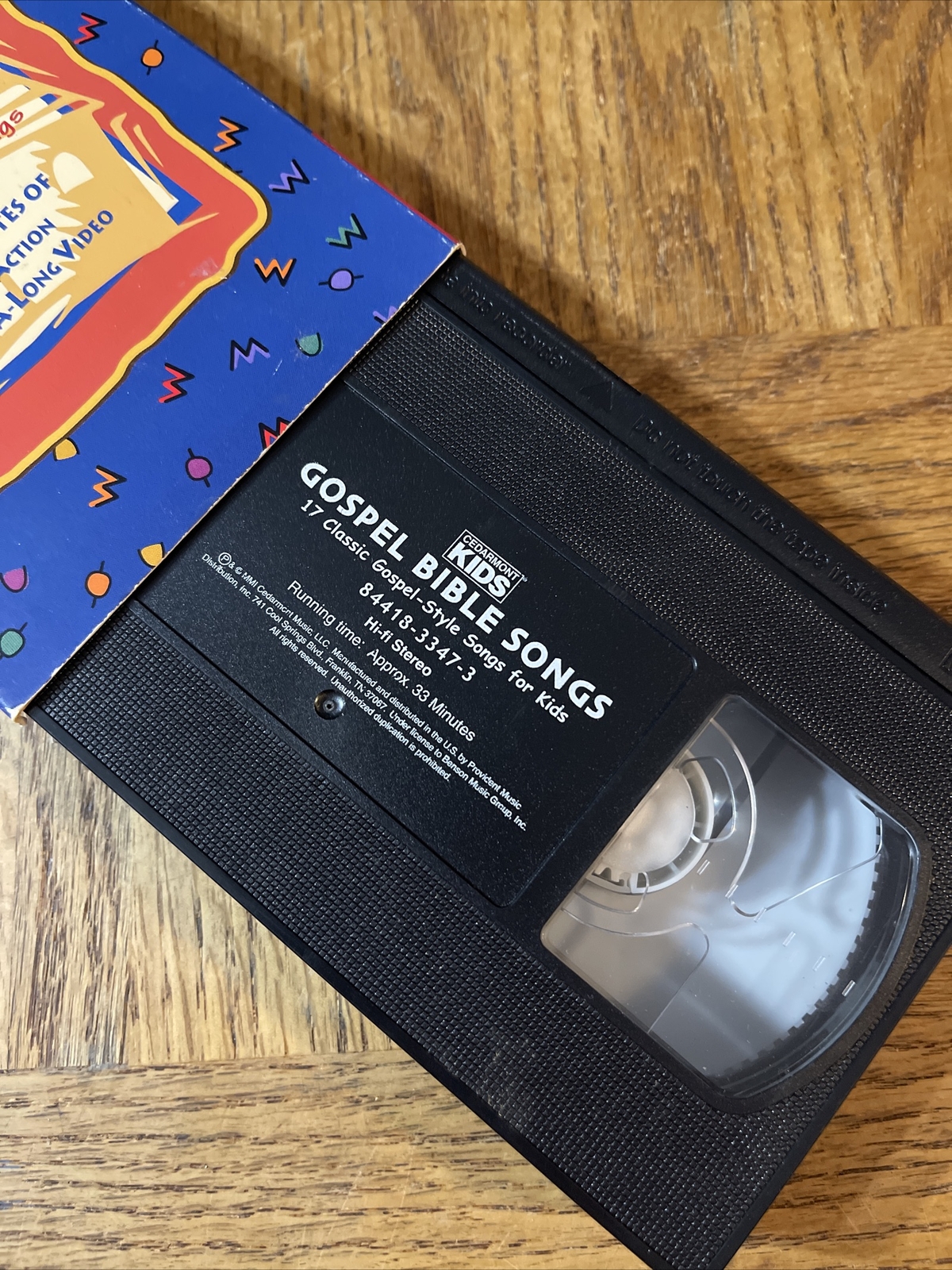 Gospel Bible Song VHS VCR Video Tape Movie Cedarmont Kids for sale ...