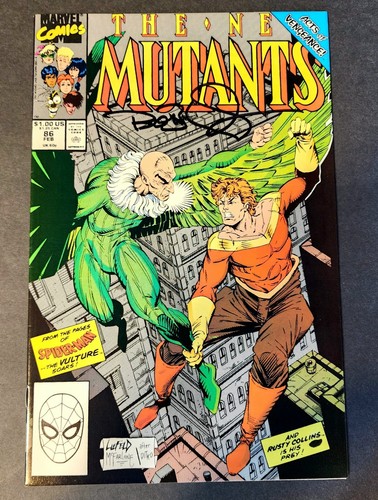 NEW MUTANTS #86 1ST CAMEO OF CABLE SIGNED BY BOB WIACEK | eBay