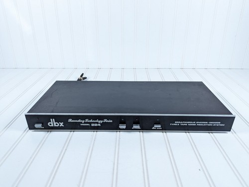 DBX 224 Type II Tape Noise Reduction System Recording Tech Series ...