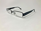 JOE Eyeglasses Frame JOE4035 001 Half Rimless 51-18-135 Black Polished ...